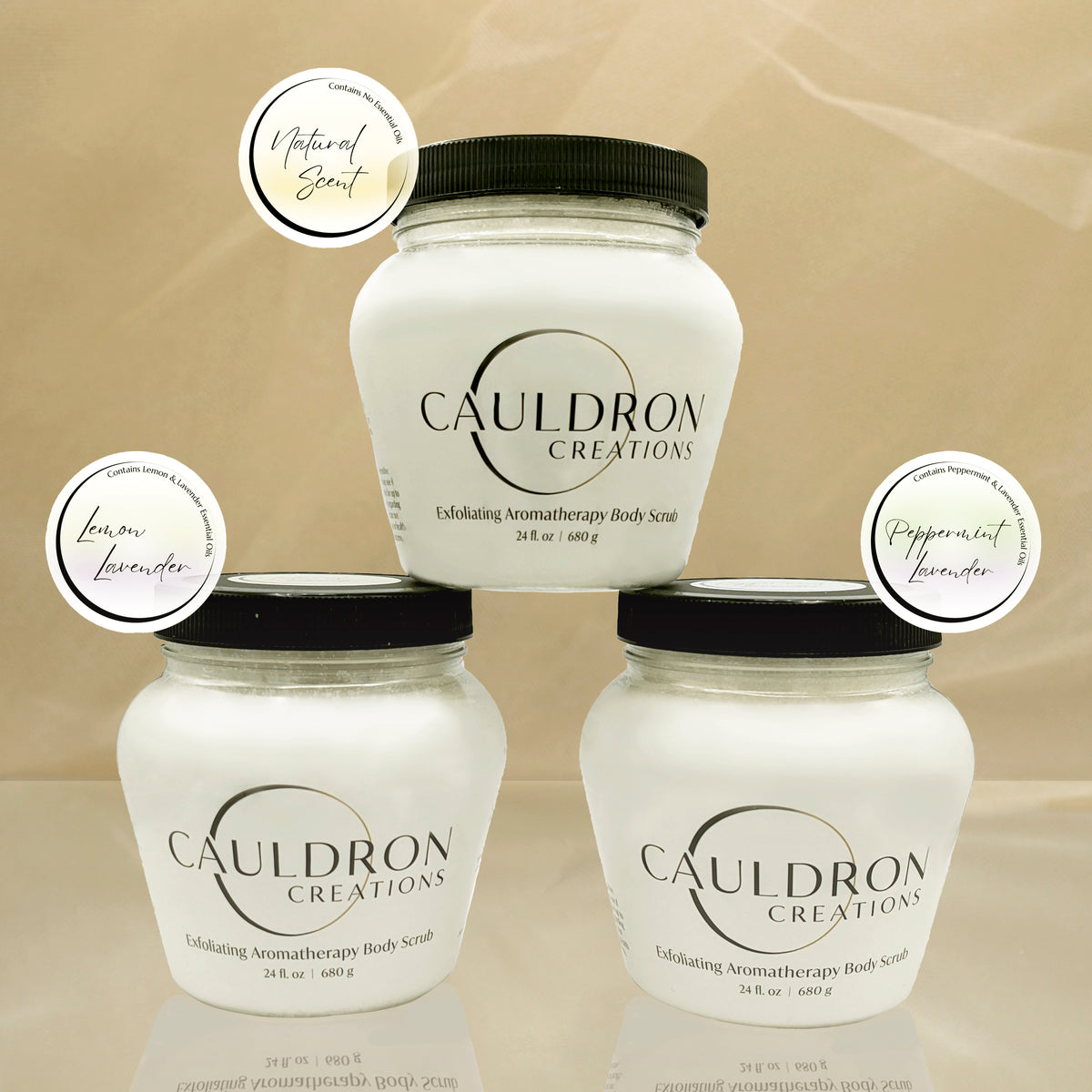 Exfoliating Aromatherapy Body Scrub: Sampler Pack – CauldronCreations