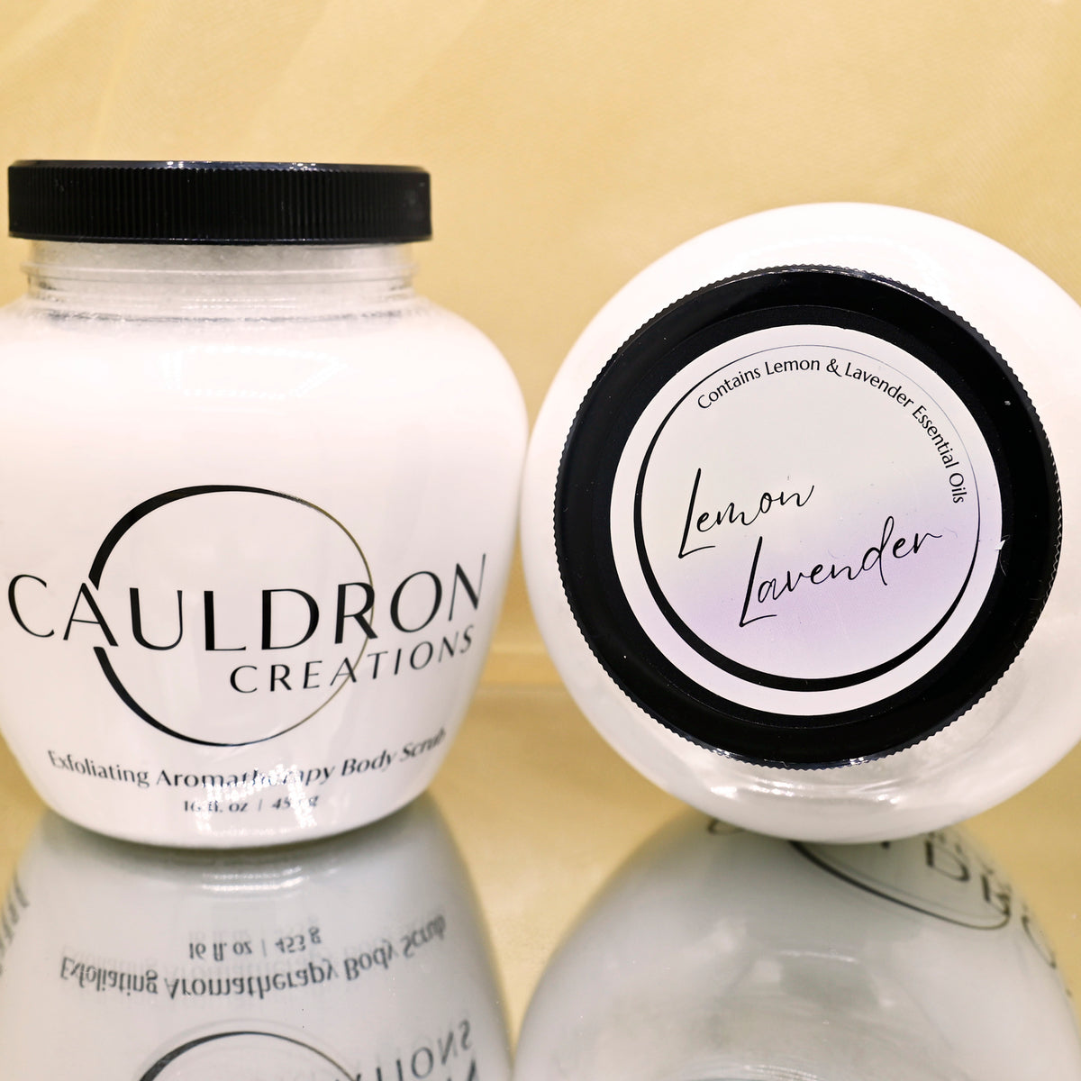 Exfoliating Aromatherapy Body Scrub - Lemon Lavender – CauldronCreations